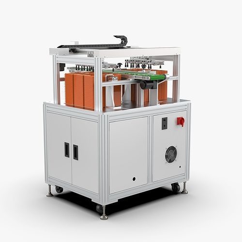 Automatic Lithium Battery Loading and Unloading Machine 3D model | CGTrader