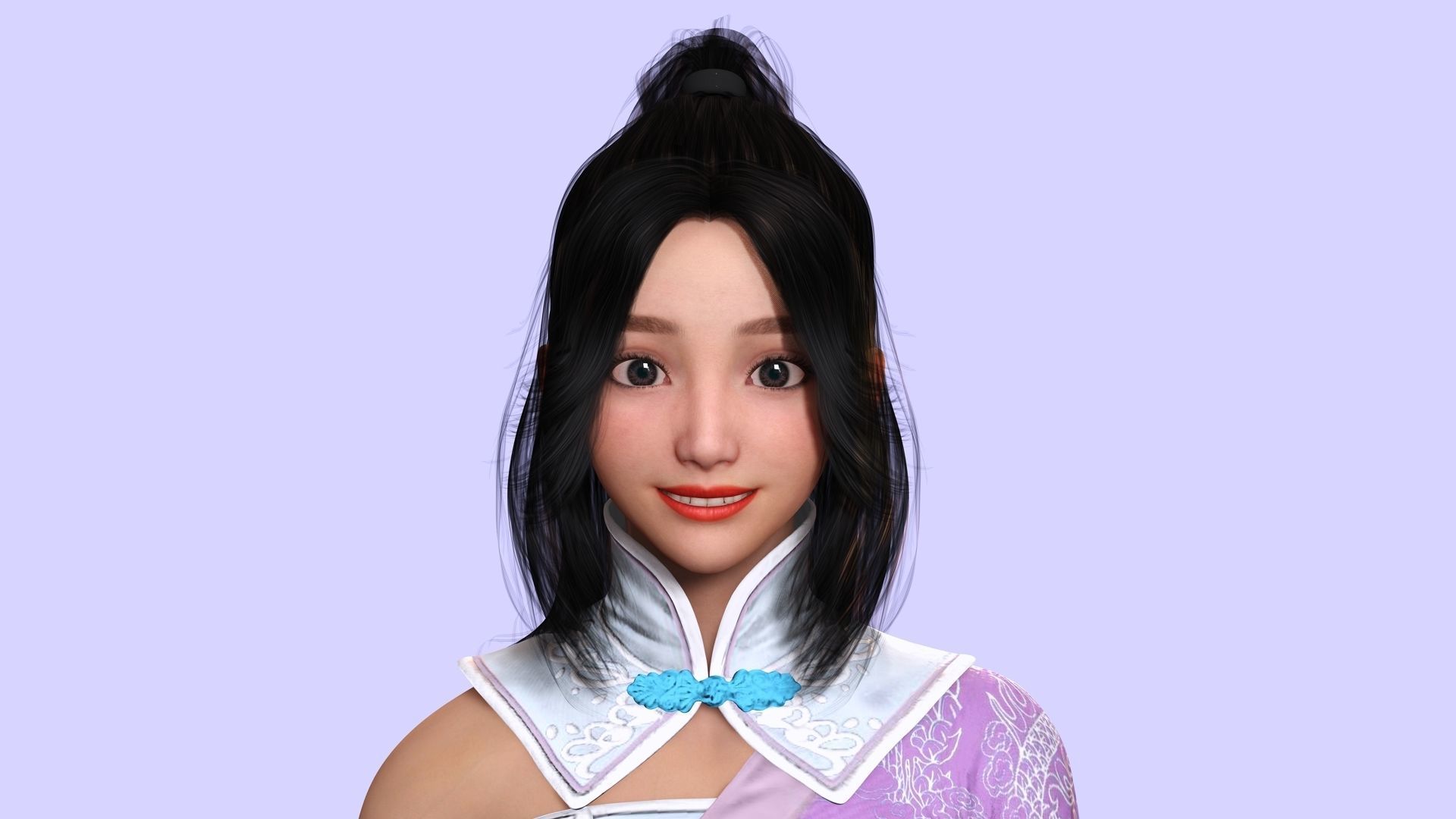 3D model Chinese Girl Full Product VR / AR / low-poly | CGTrader