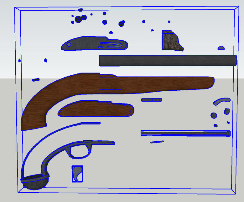 3D model Flintlock pistol VR / AR / low-poly | CGTrader