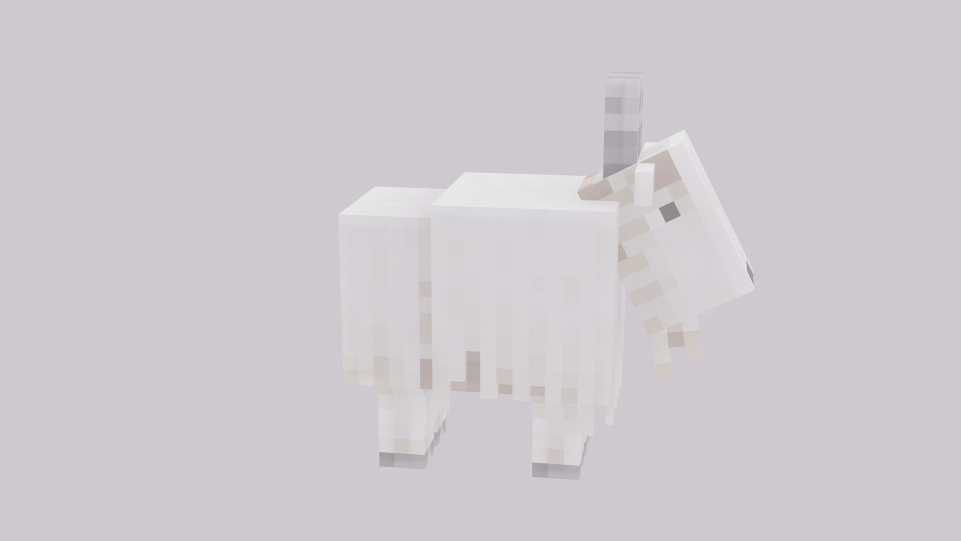 Minecraft Goat 3D model | CGTrader