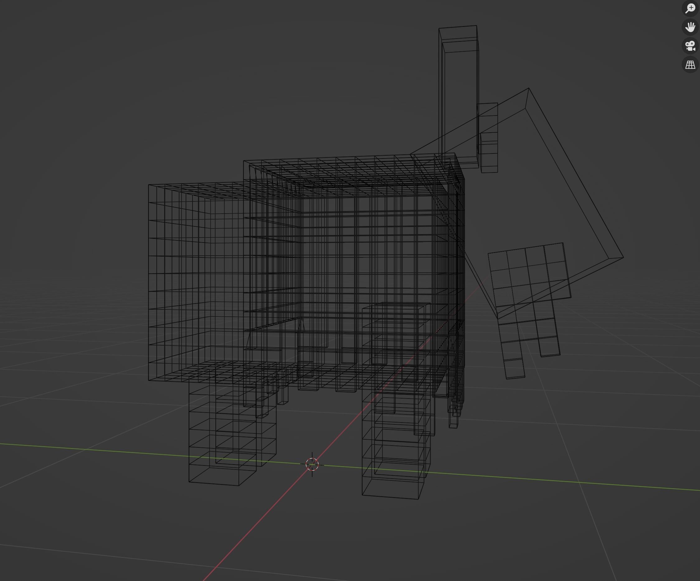 Minecraft Goat 3D model | CGTrader