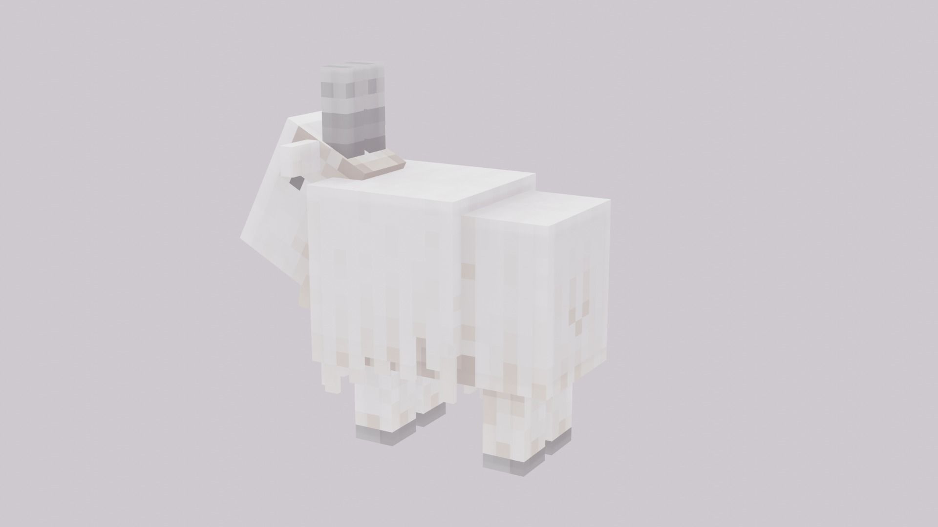 Minecraft Goat 3D model | CGTrader