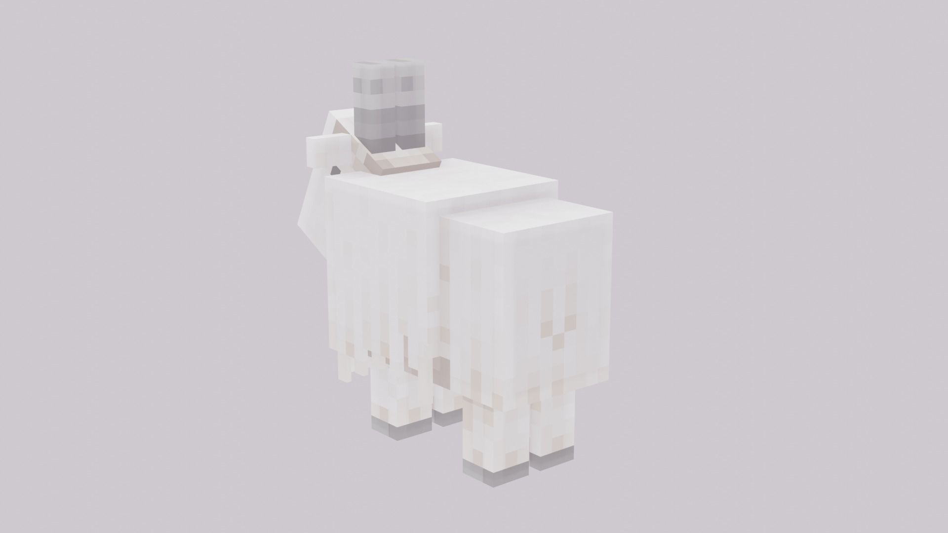 Minecraft Goat 3D model | CGTrader