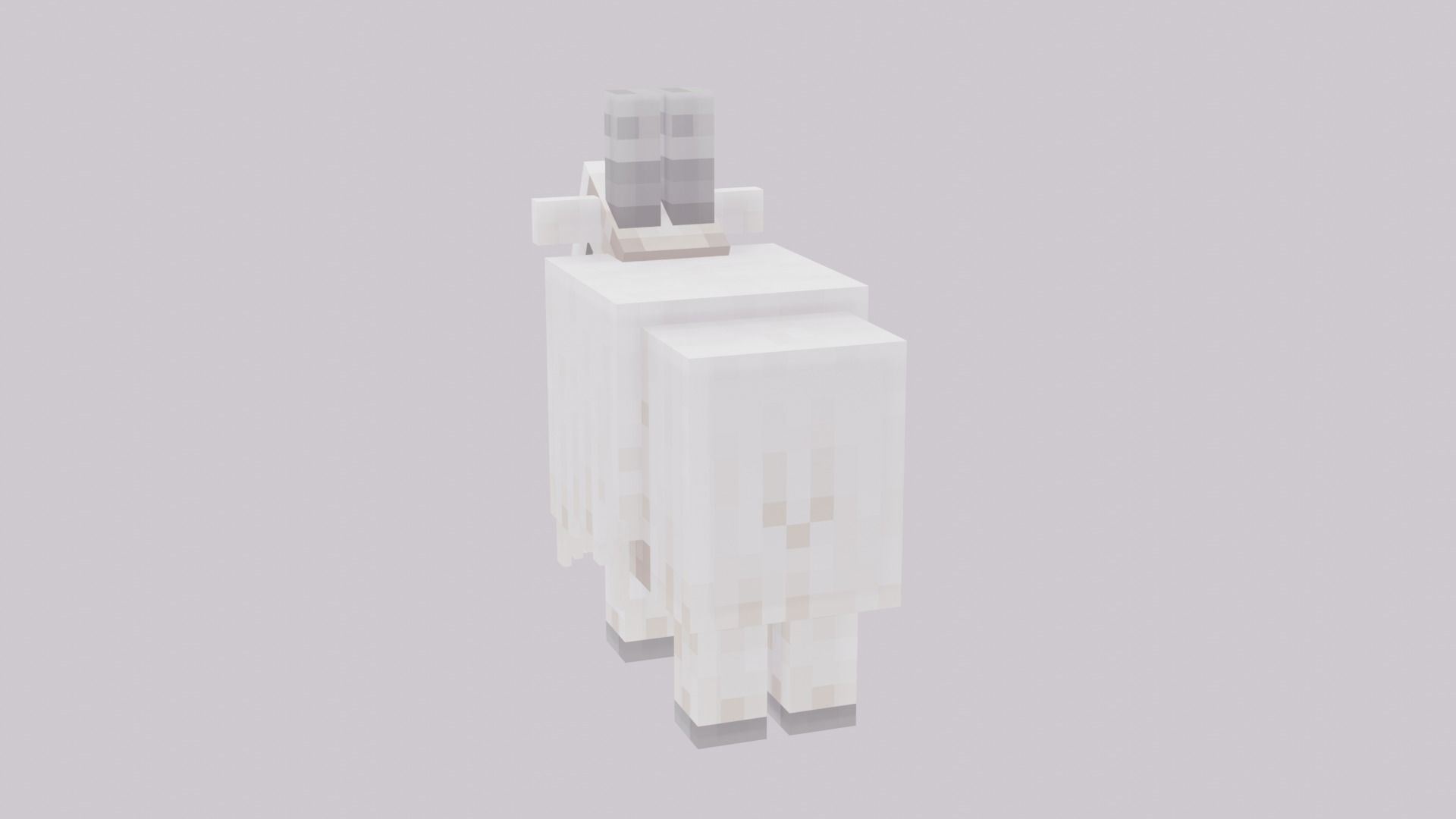 Minecraft Goat 3D model | CGTrader