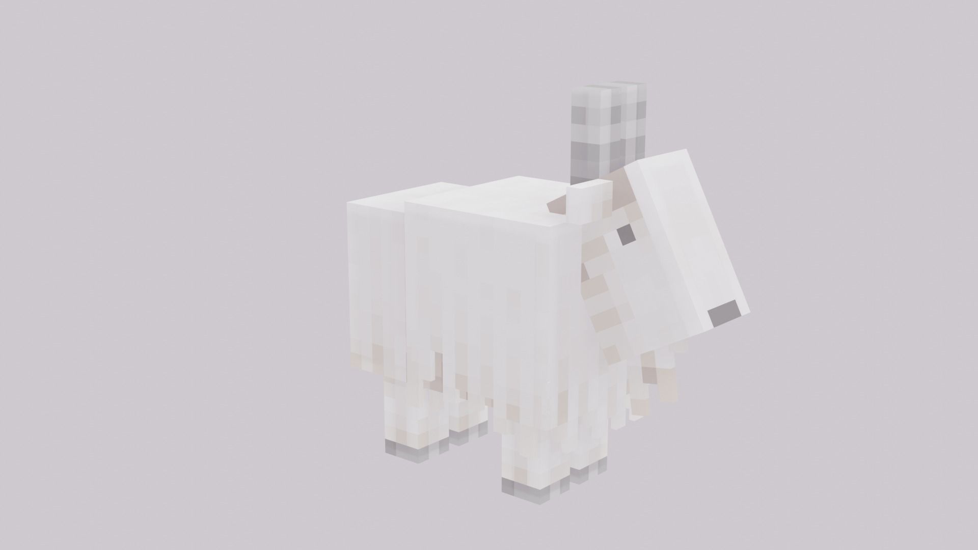 Minecraft Goat 3D model | CGTrader