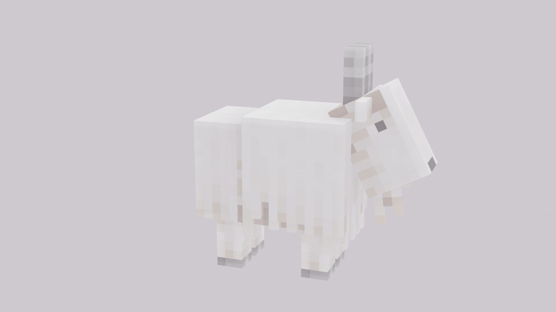 Minecraft Goat 3D model | CGTrader