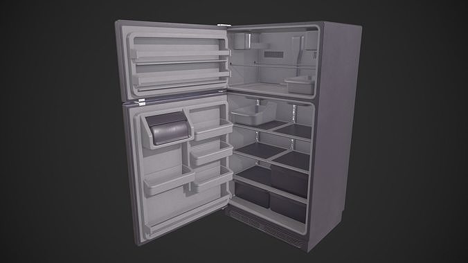 3D model Refrigerator VR / AR / low-poly | CGTrader