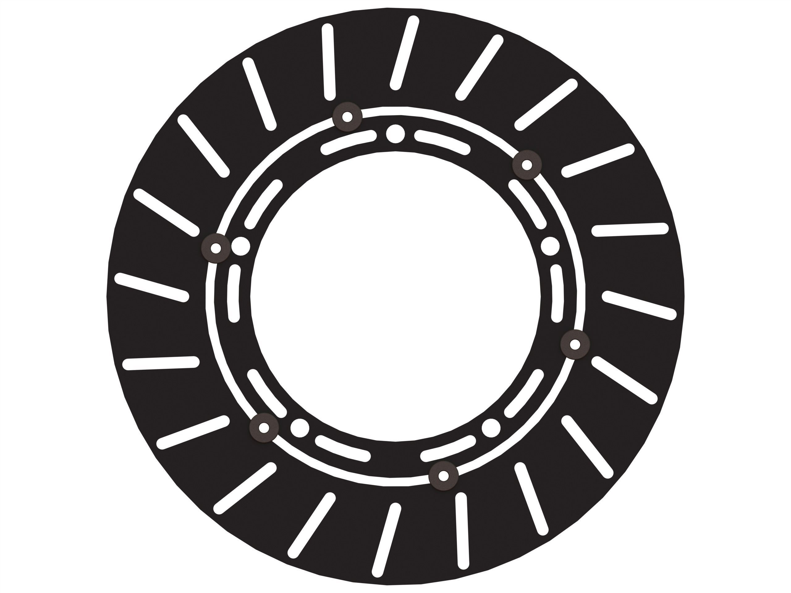 Brake Disc Rotor for Go Kart 3D model rigged | CGTrader