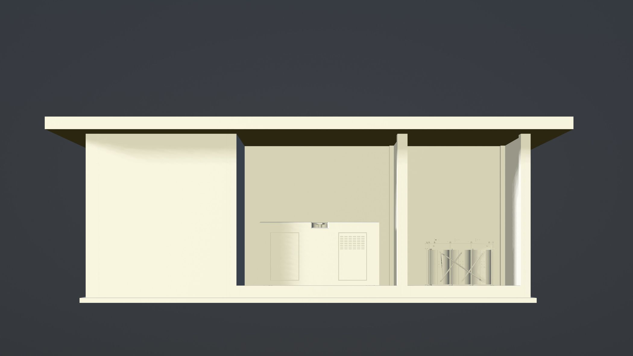 Industrial building - transformer room 3D model | CGTrader