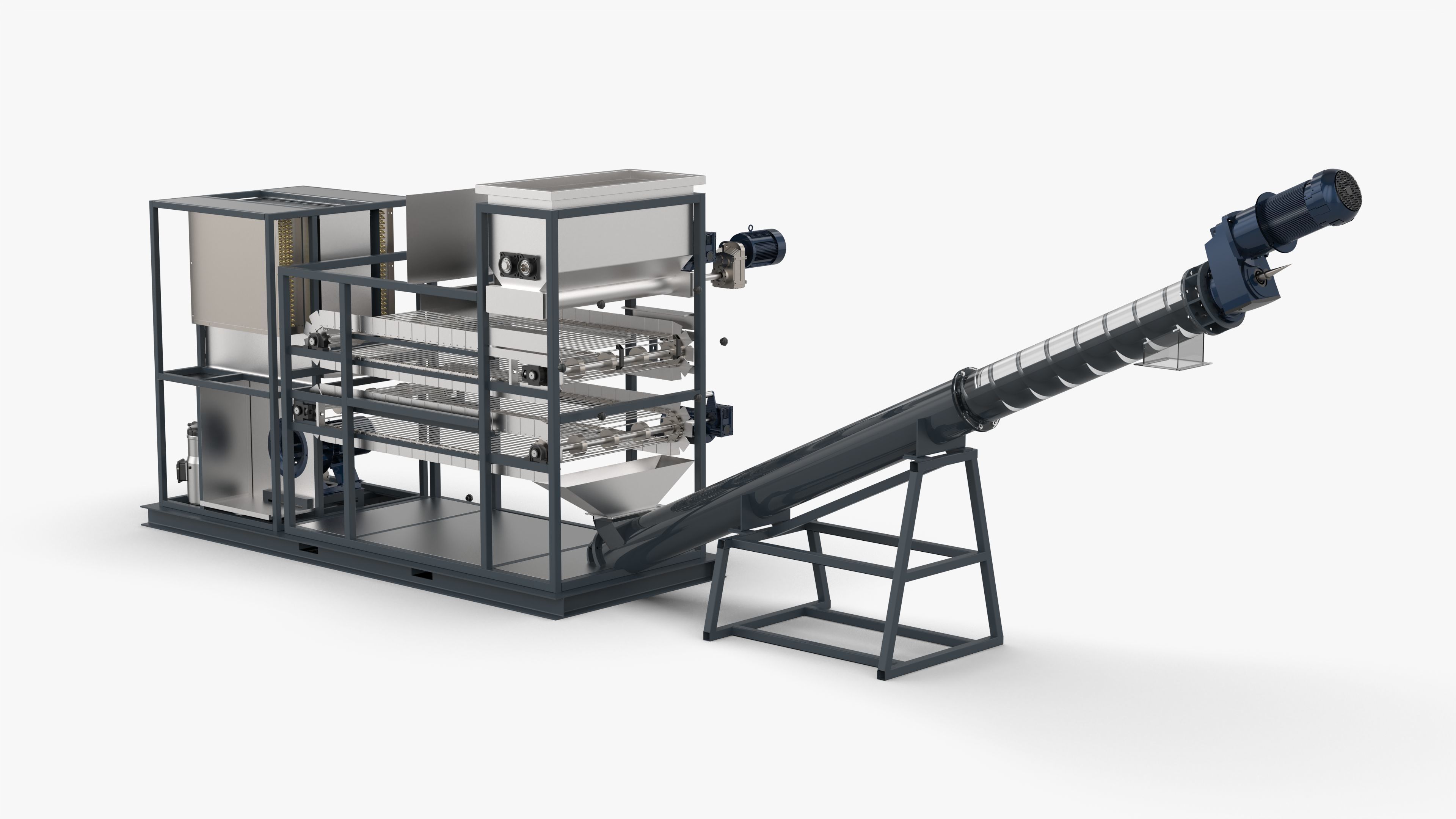 Heat Pump Sludge Drying Machine 3D model | CGTrader