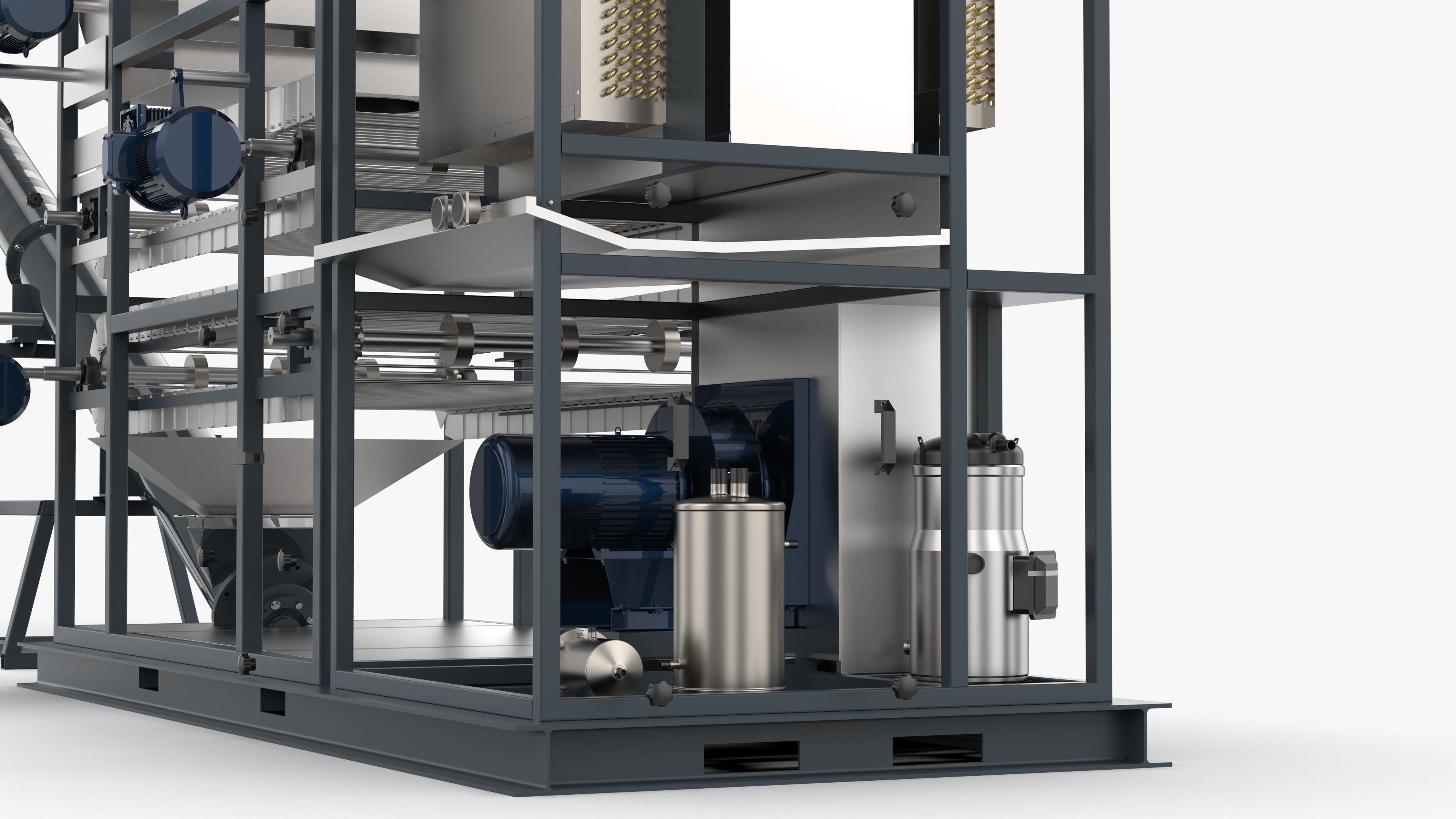 Heat Pump Sludge Drying Machine 3D model | CGTrader