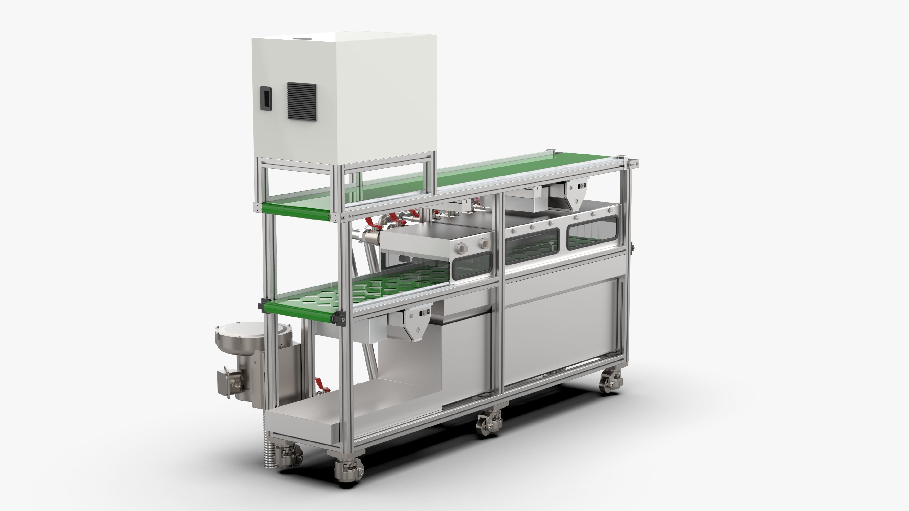 Automatic Hardware Cleaning and Conveying Machine 3D model | CGTrader