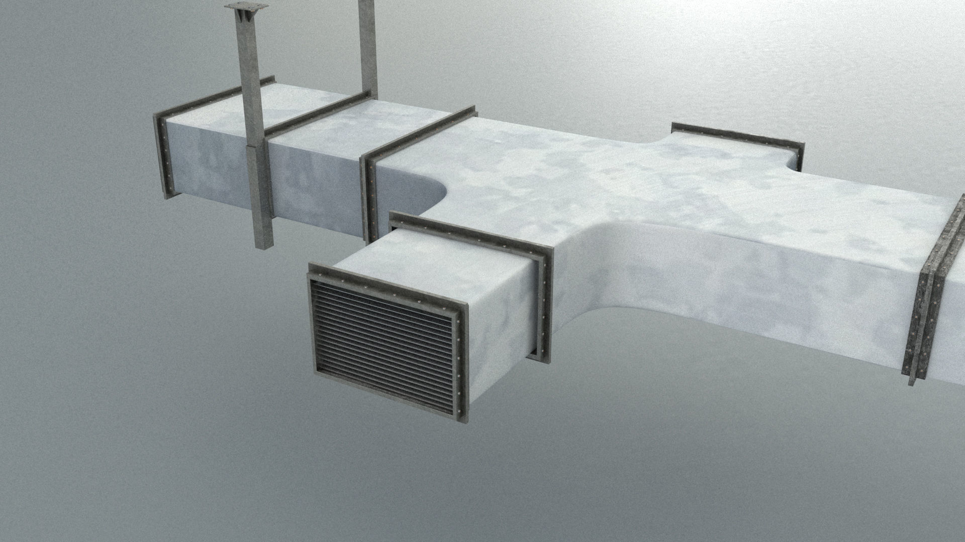 laos HVAC Air Duct 3D model | CGTrader