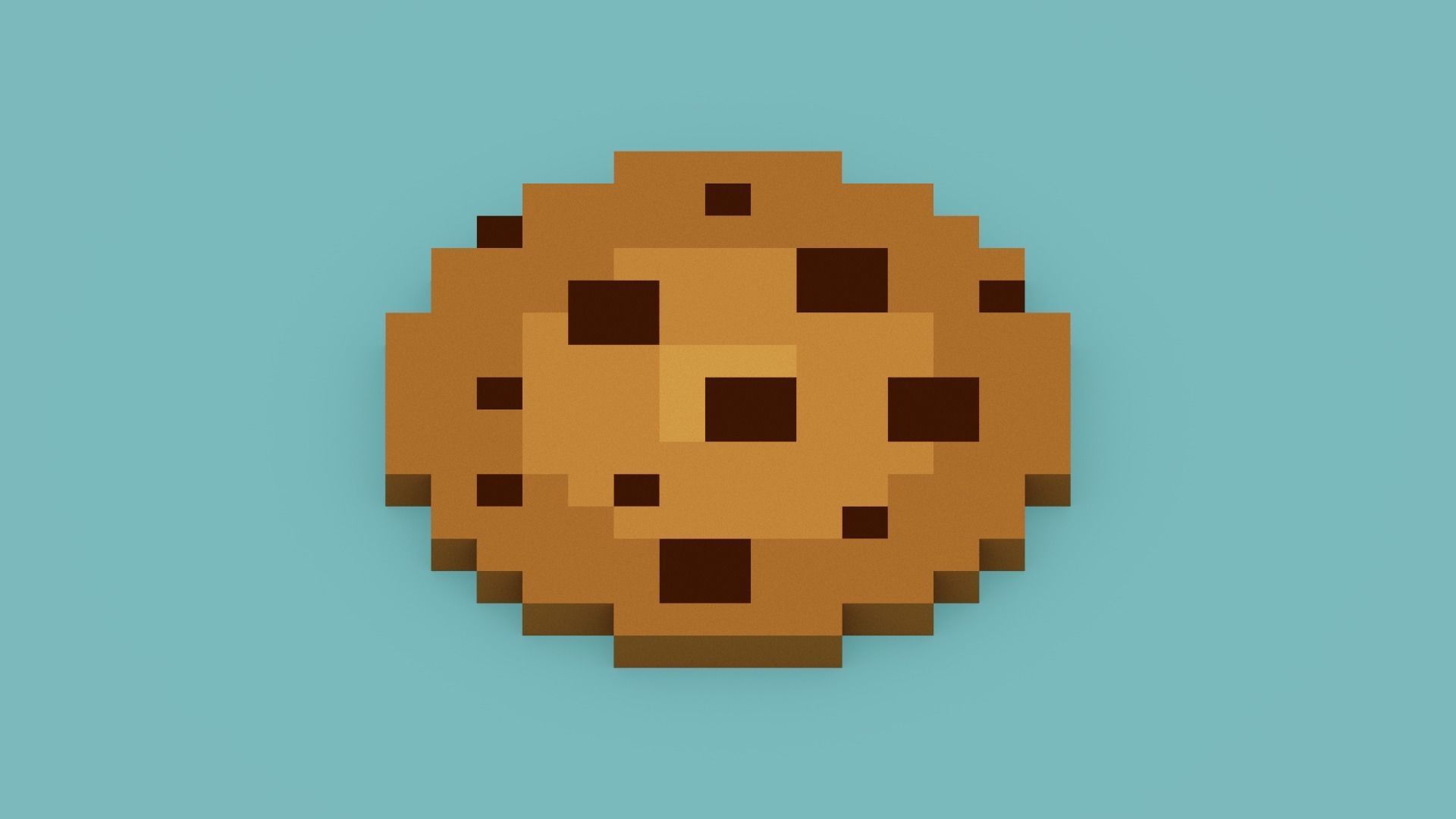 3D model Voxel Cookie VR / AR / low-poly | CGTrader