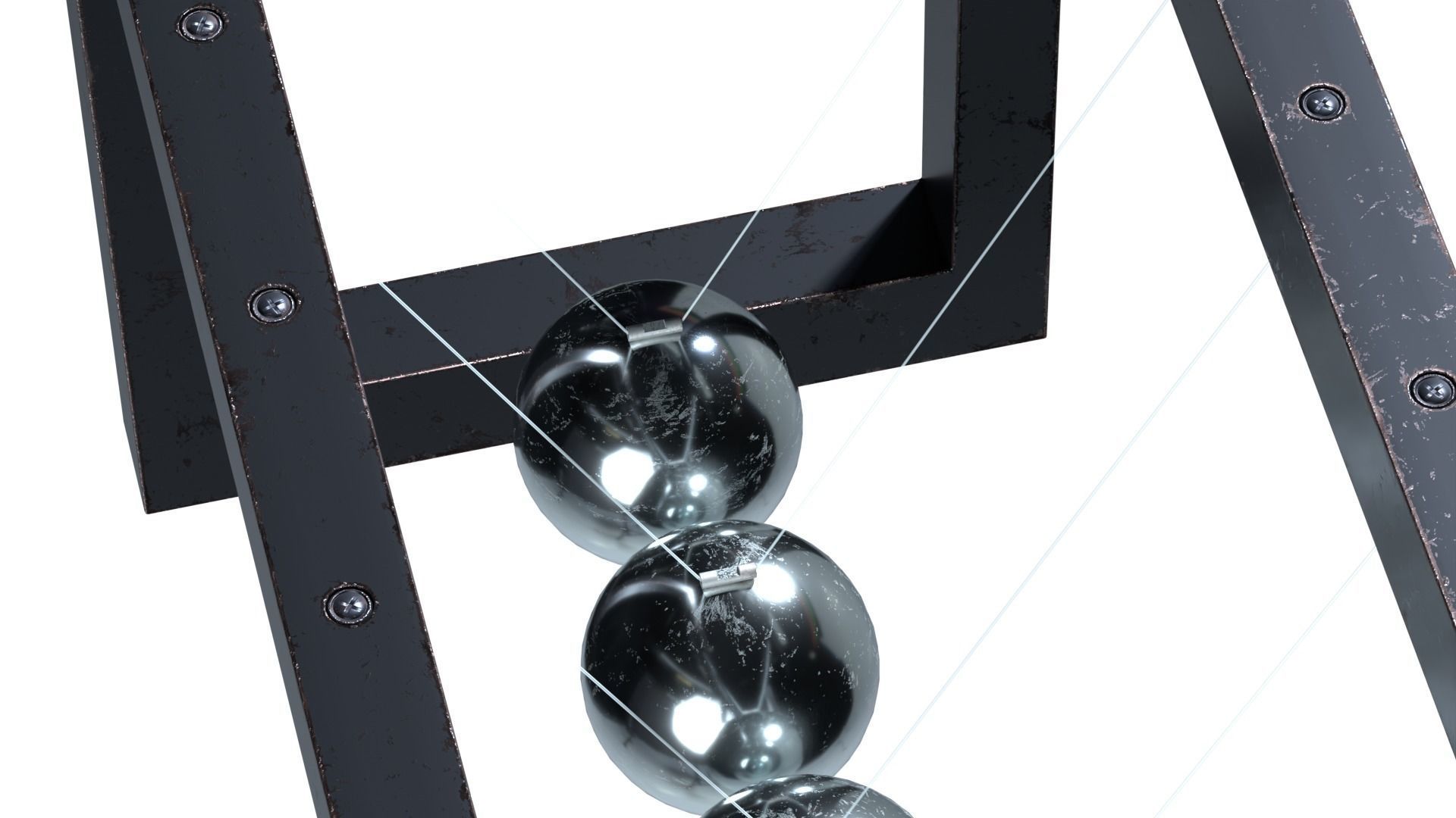 Worn Metal Pendulum 3D model | CGTrader