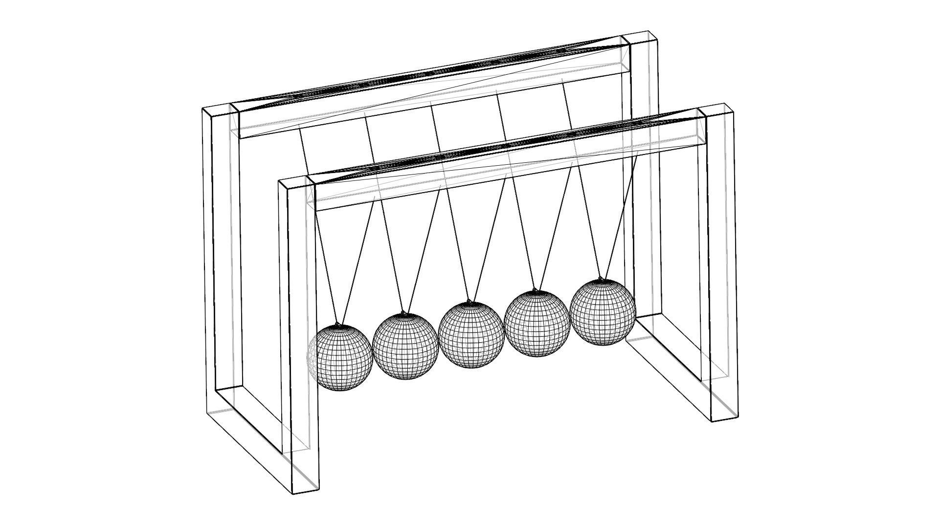 Worn Metal Pendulum 3D model | CGTrader