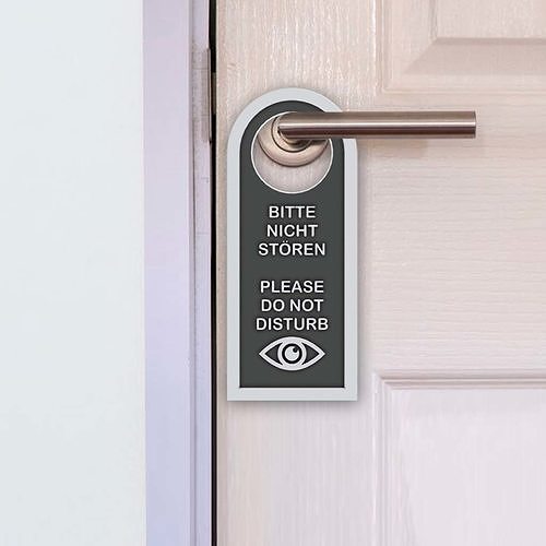 PLEASE DO NOT DISTURB SIGN - SEVERAL LANGUAGES 3D model 3D printable ...