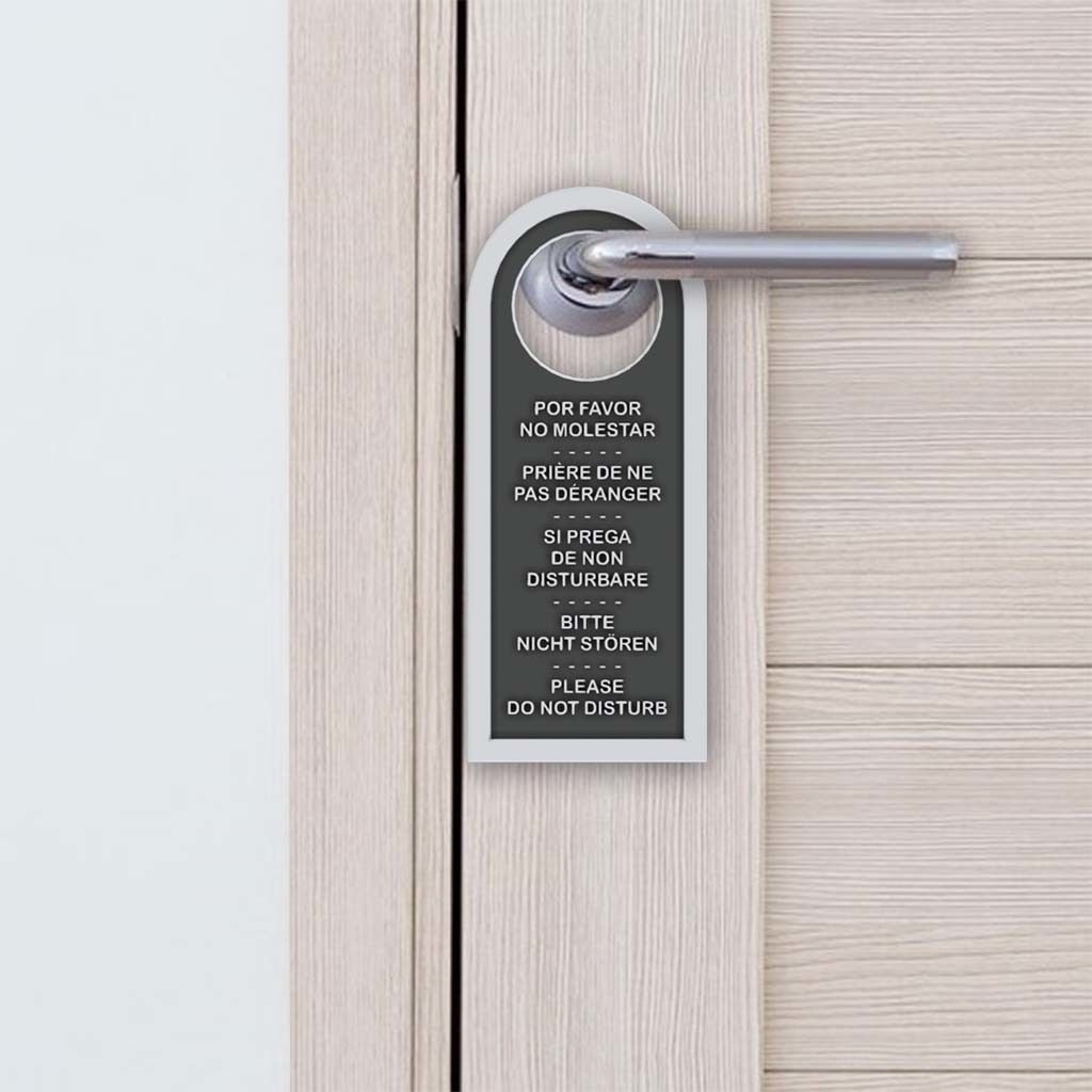 PLEASE DO NOT DISTURB SIGN - SEVERAL LANGUAGES 3D model 3D printable ...