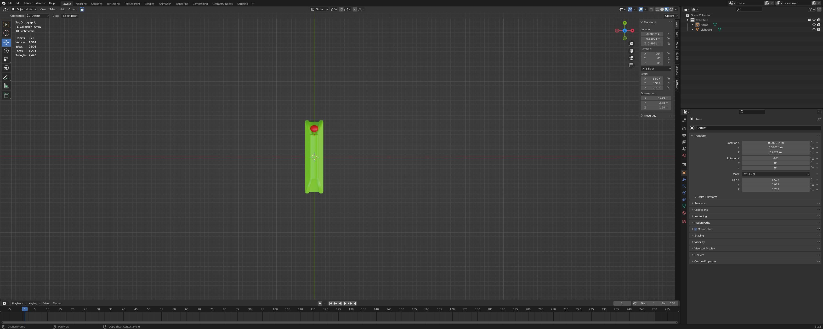 Lit Arrow Sign free VR / AR / low-poly 3D model | CGTrader