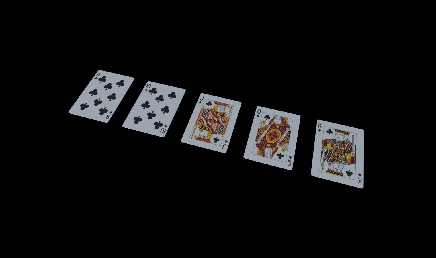 3D model Poker Cards and Chips pack VR / AR / low-poly | CGTrader