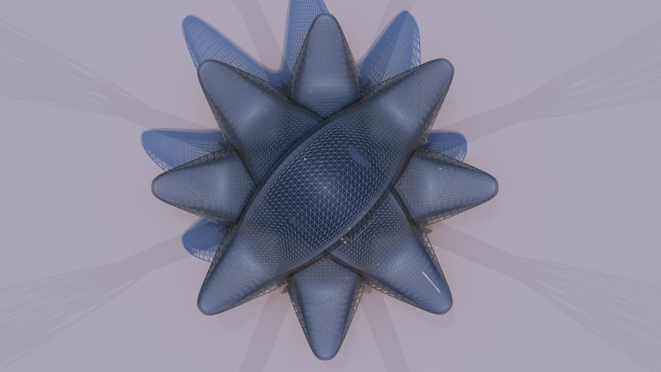 0163 - Parametric Shade Structure 3D model | CGTrader