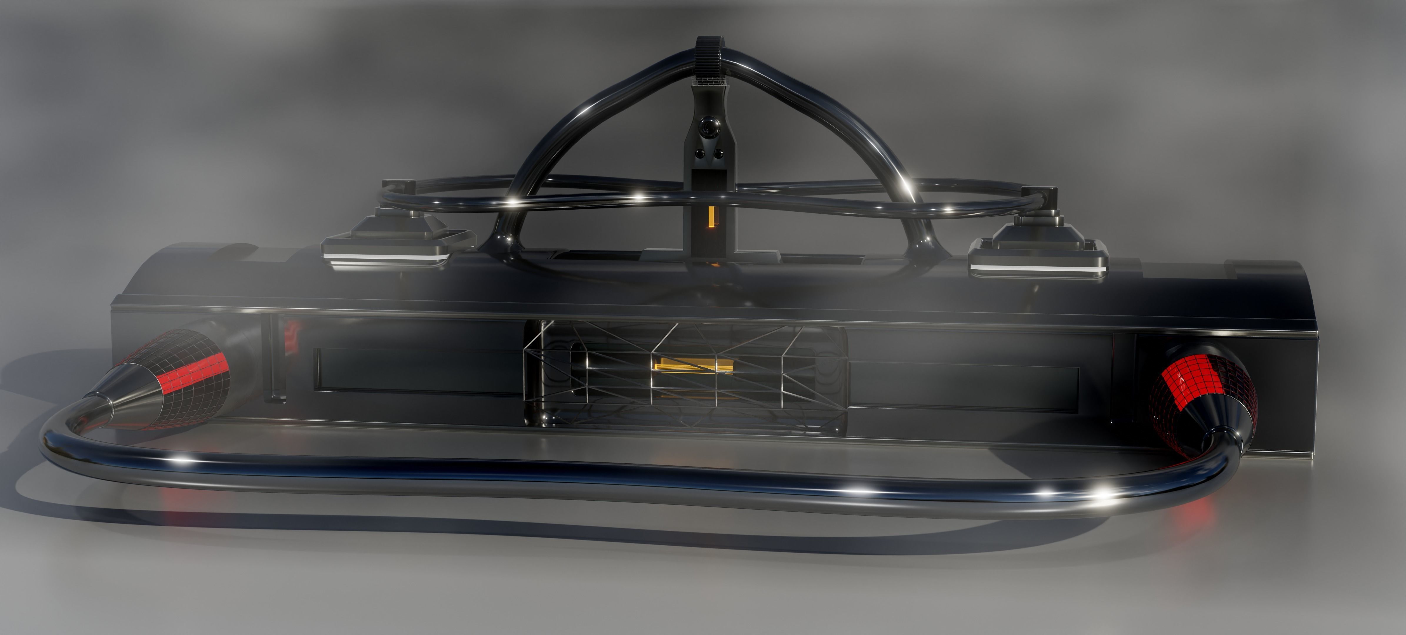 Sci-Fi Radioactive Tube 3D model | CGTrader