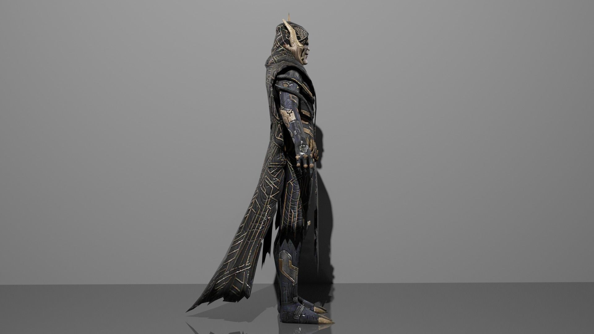 Corvus Glaive 3D model rigged | CGTrader