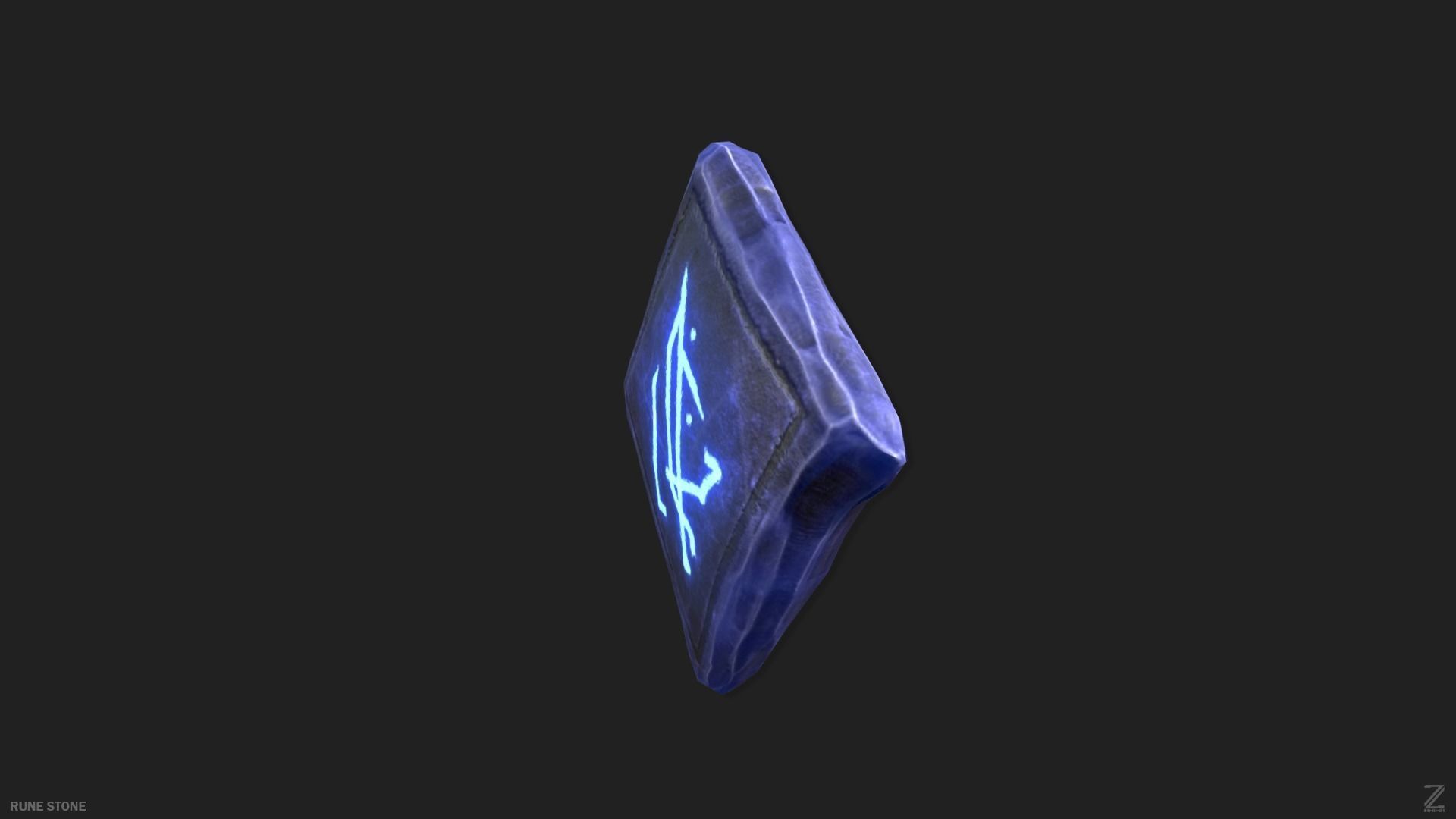 3D model Rune stone VR / AR / low-poly | CGTrader