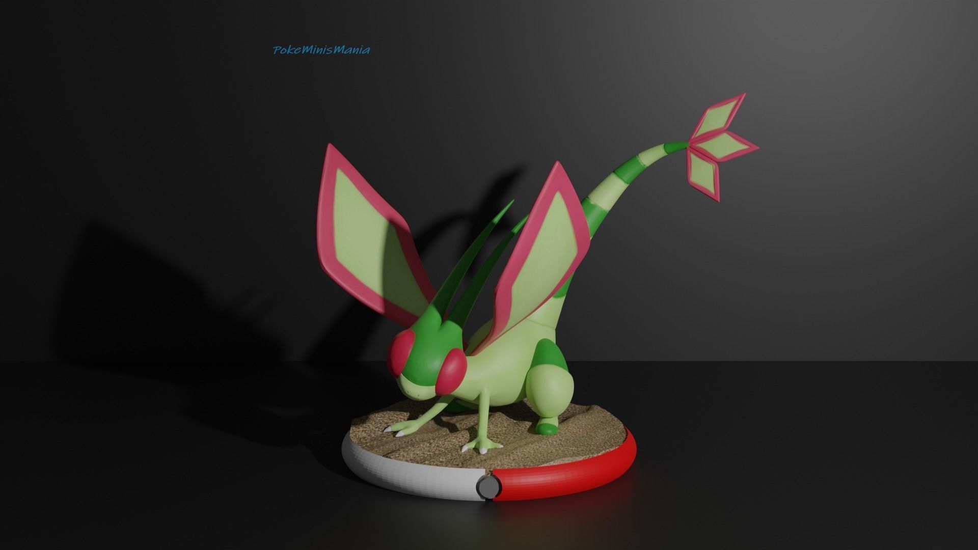 Trapinch Vibrava and Flygon 3D print model 3D model 3D printable | CGTrader
