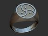 Yin Yang Triple - Tomoe 3D model 3D printable | CGTrader