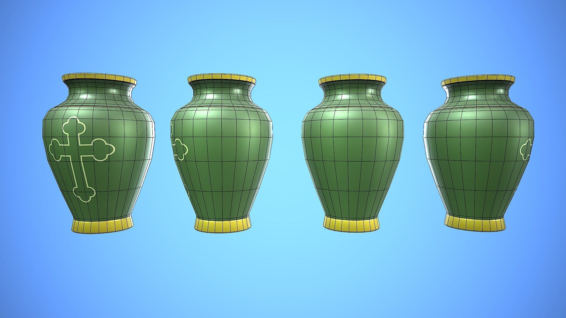3D model URN CARTOON STYLIZED VR / AR / low-poly | CGTrader