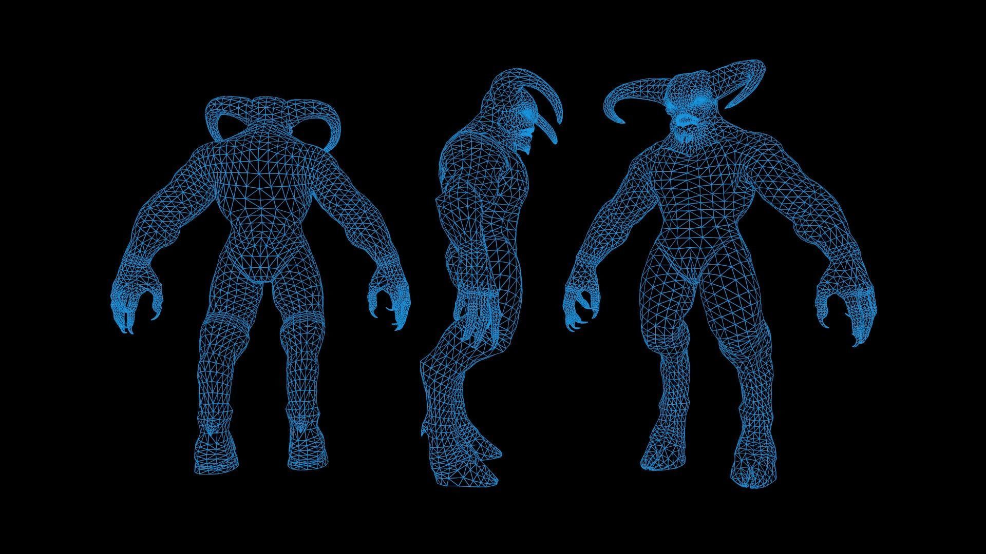 3D Model Collection Hell Demons Pack VR / AR / low-poly | CGTrader