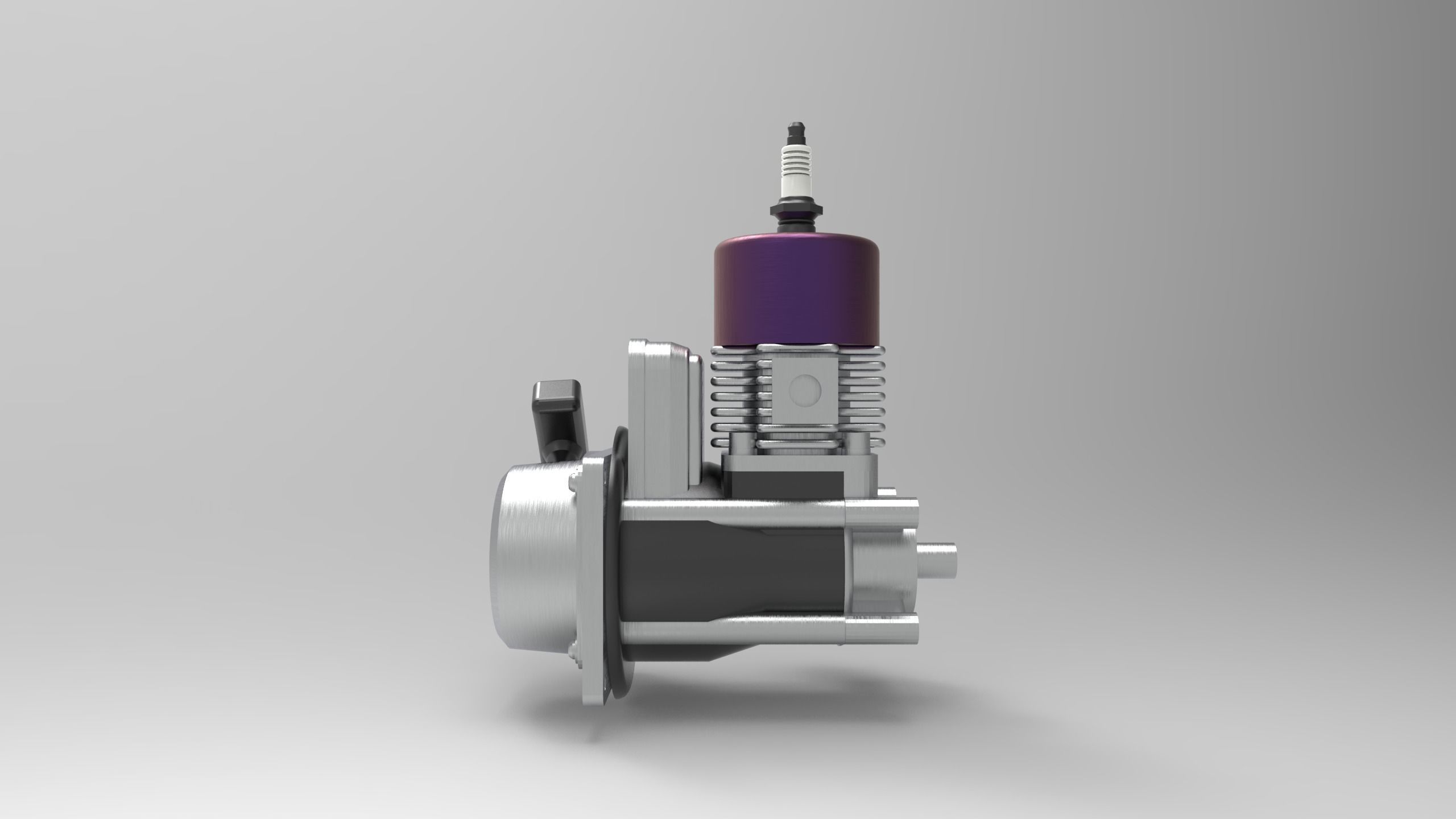 2 Stroke Gasoline Engine 3D model | CGTrader