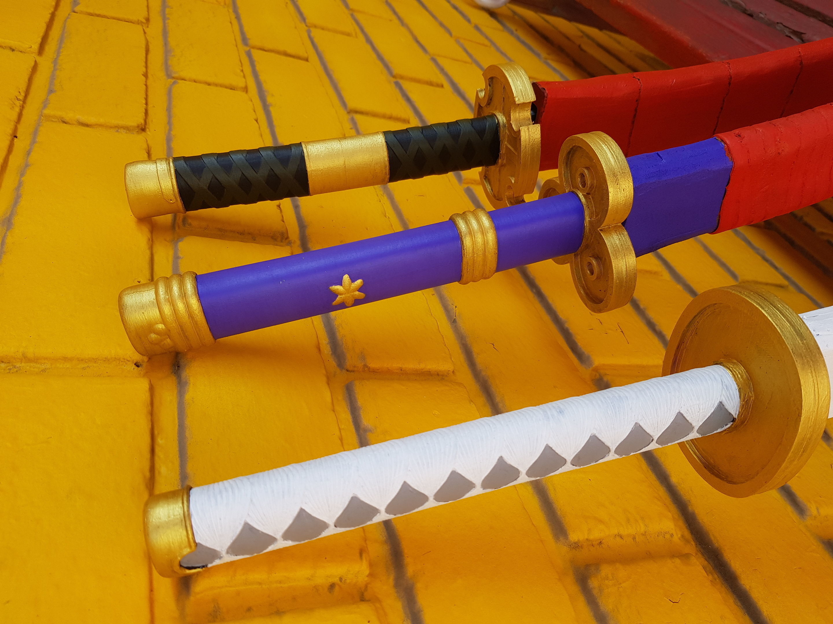 Zoro espadas arco de Wano One Piece 3D model 3D printable | CGTrader