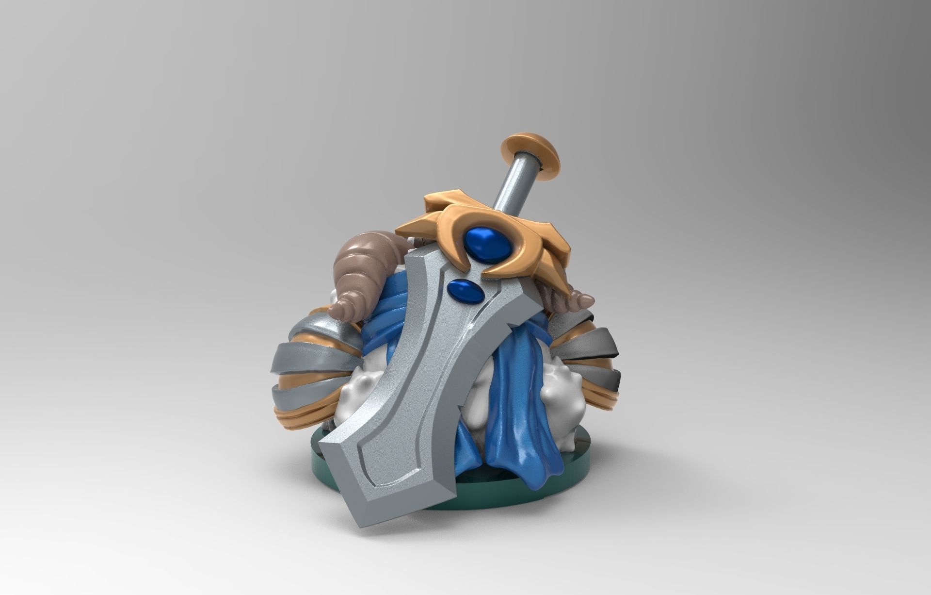 PORO GAREN - LEAGUE OF LEGENDS 3D model 3D printable | CGTrader