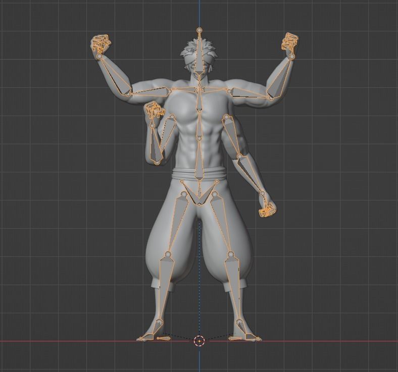 Shiva Record of Ragnarok 3D Model 3D model rigged | CGTrader