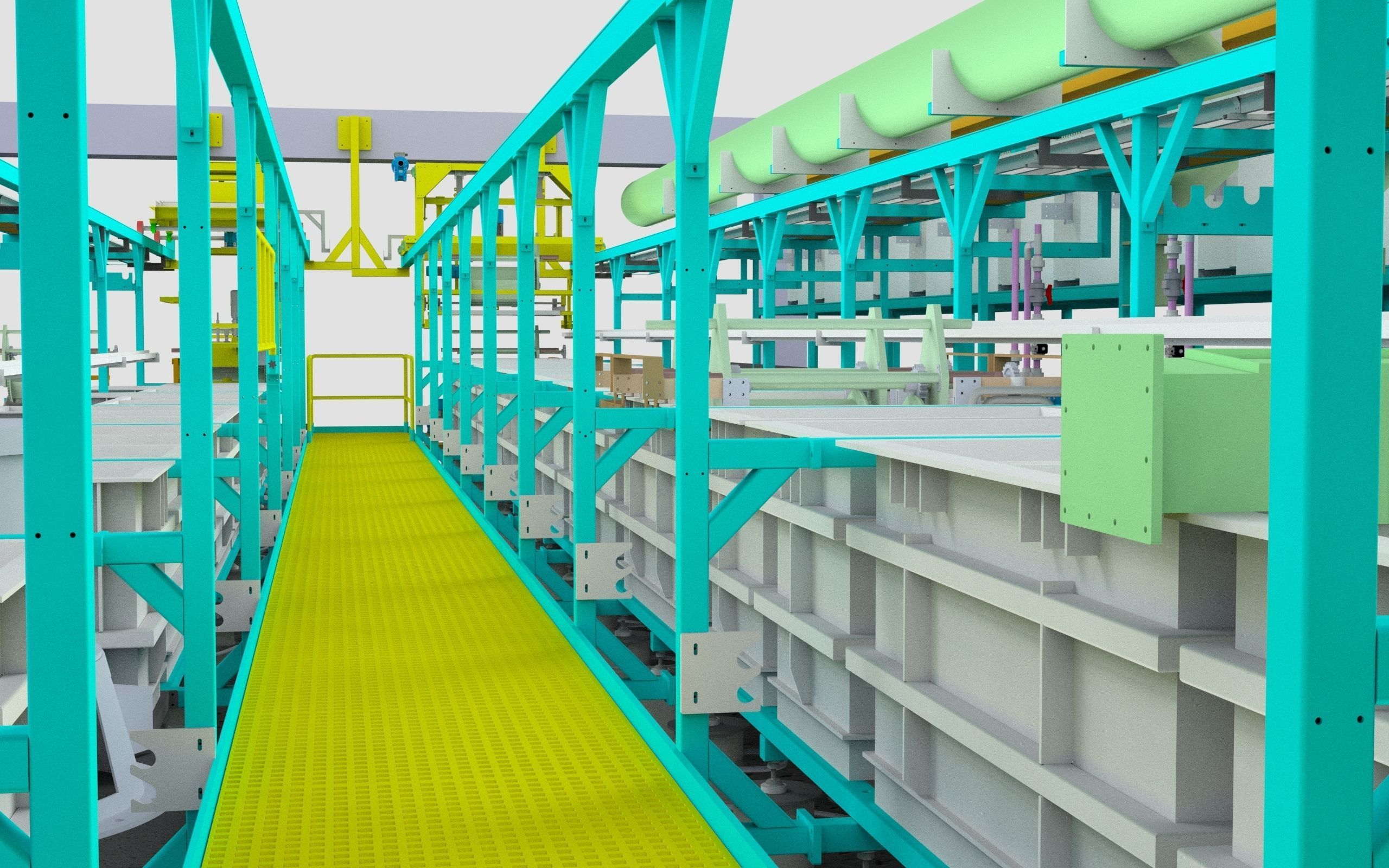 3D Real Alkaline Plant 3D model | CGTrader