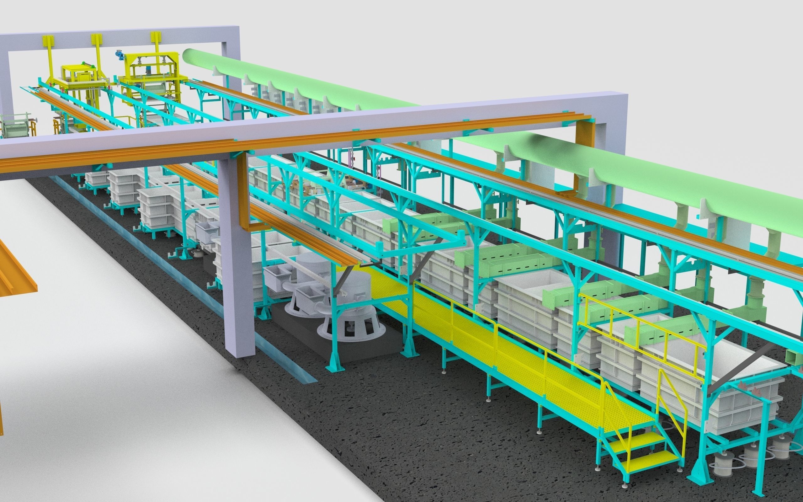 3D Real Alkaline Plant 3D model | CGTrader