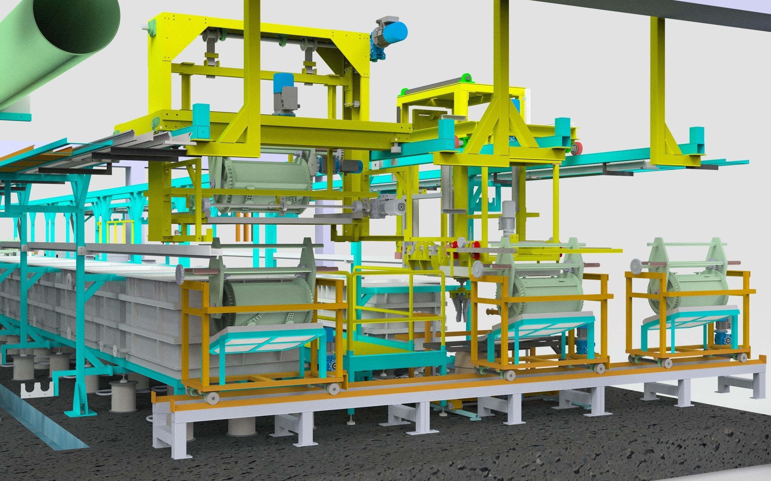 3D Real Alkaline Plant 3D model | CGTrader