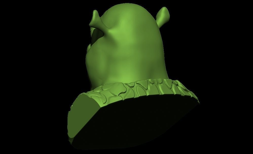 shrek head 3d model for 3d print 3D model 3D printable | CGTrader