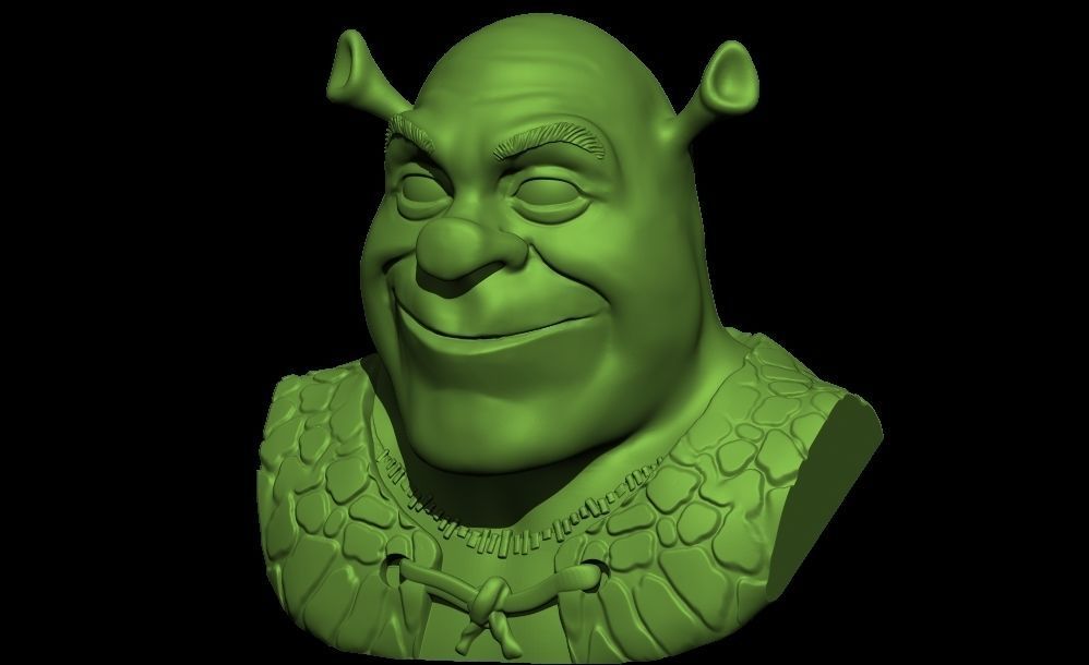 shrek head 3d model for 3d print 3D model 3D printable | CGTrader