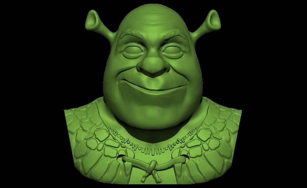 shrek head 3d model for 3d print 3D model 3D printable | CGTrader
