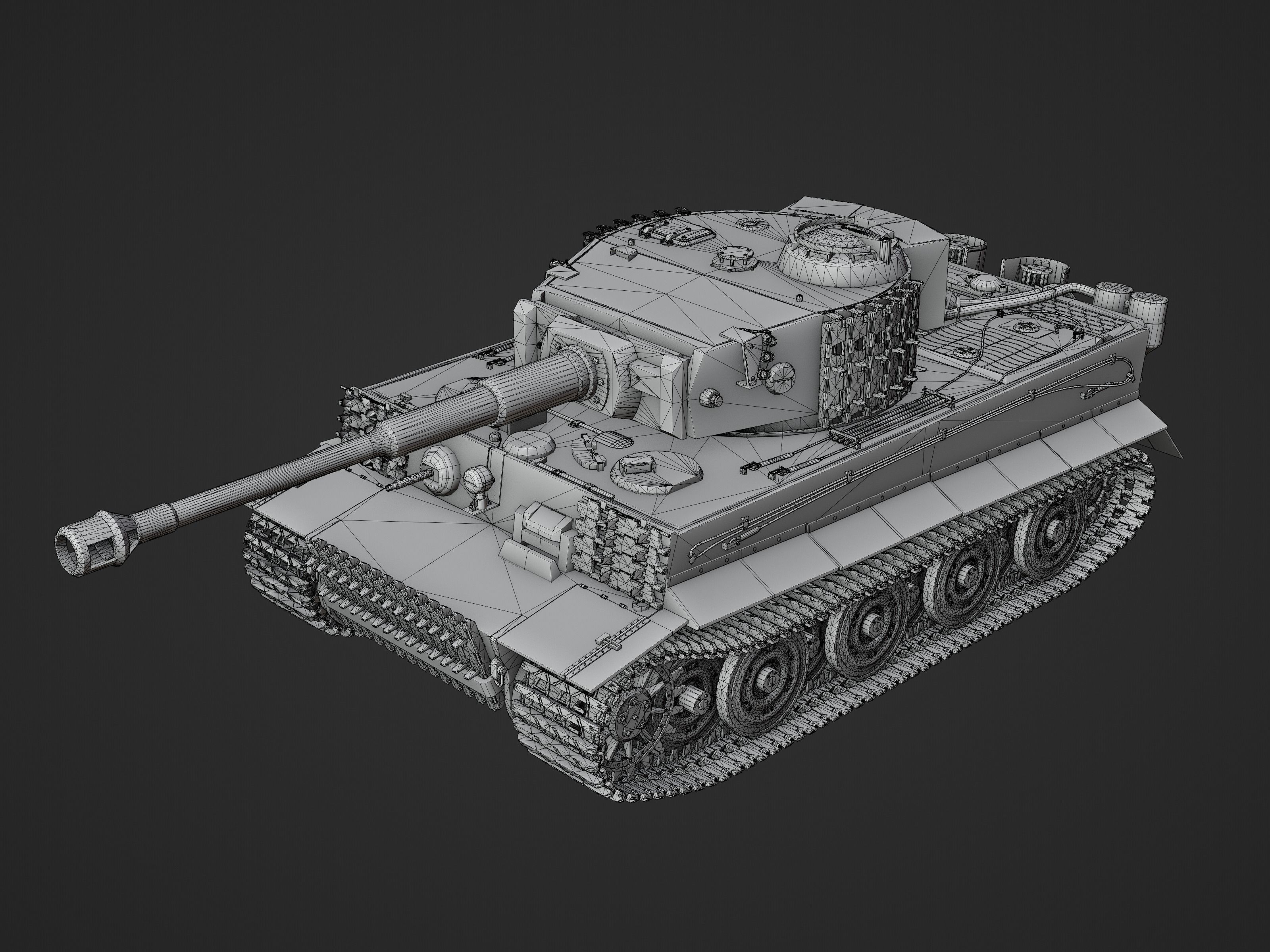 3D model Panzerkampfwagen VI Tiger VR / AR / low-poly | CGTrader