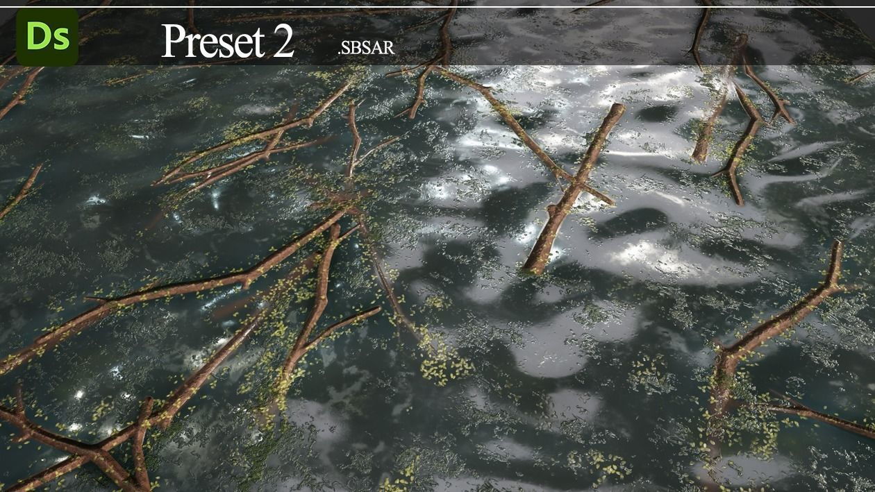 Material of dead fish in the river water Texture | CGTrader