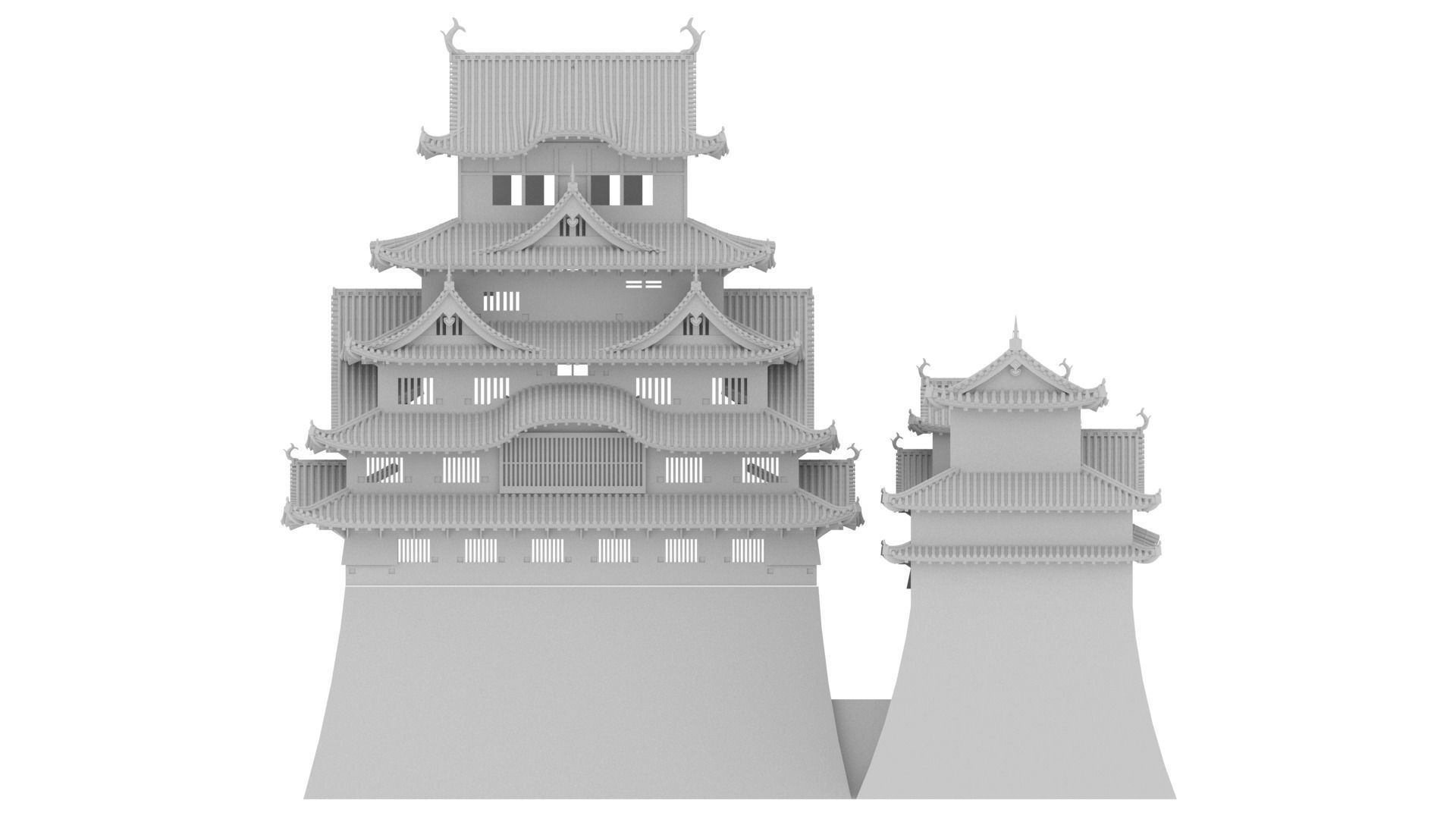 3D model chinese place 3d model VR / AR / low-poly | CGTrader