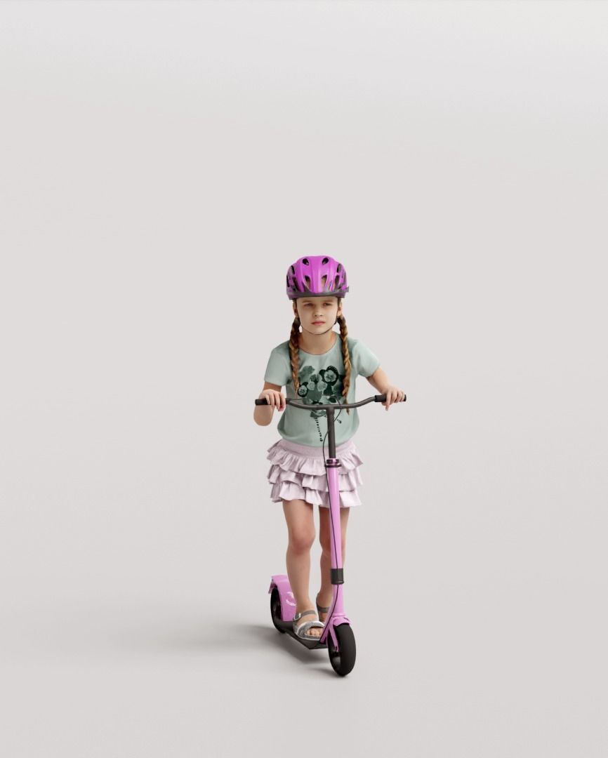 Humano Playing Kid 1008 3D model | CGTrader
