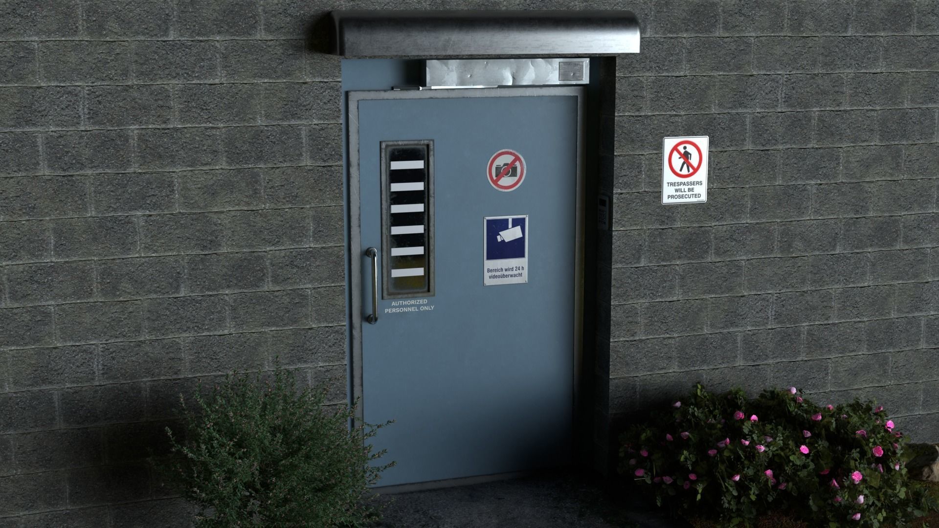 3D model Used Laboratory Door VR / AR / low-poly | CGTrader