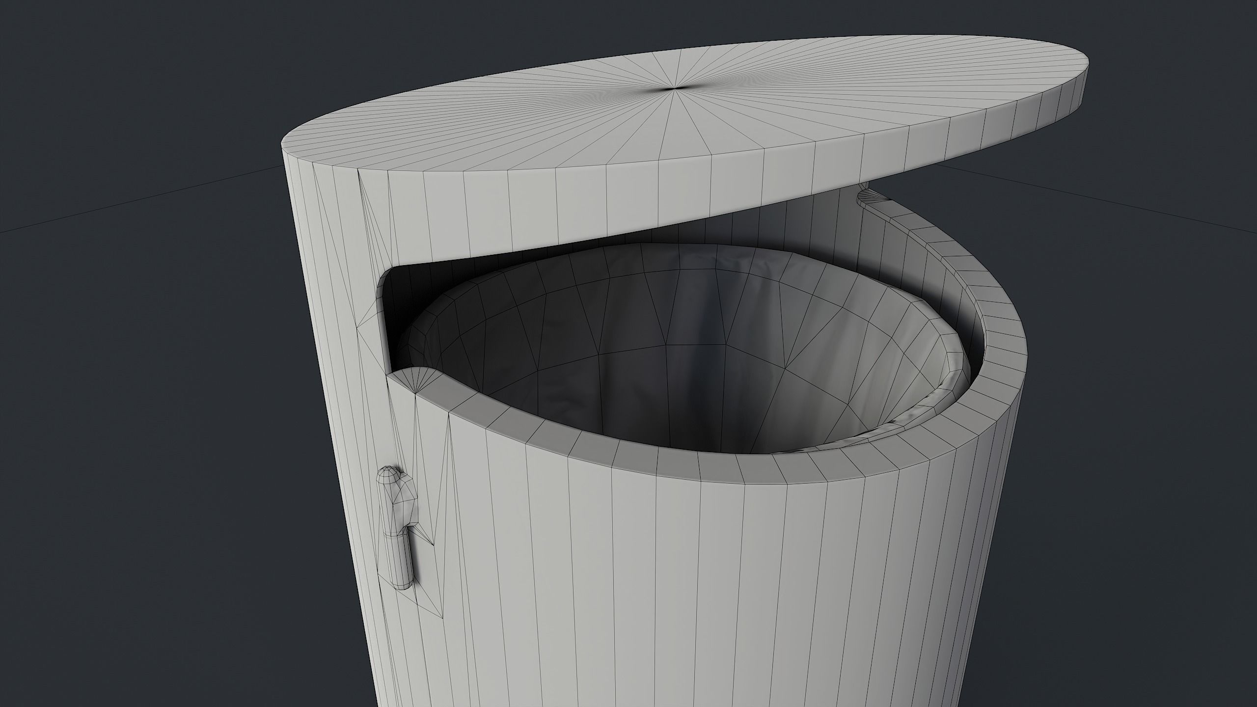 3D model Street Trash Can 10 PBR Game Ready VR / AR / low-poly | CGTrader