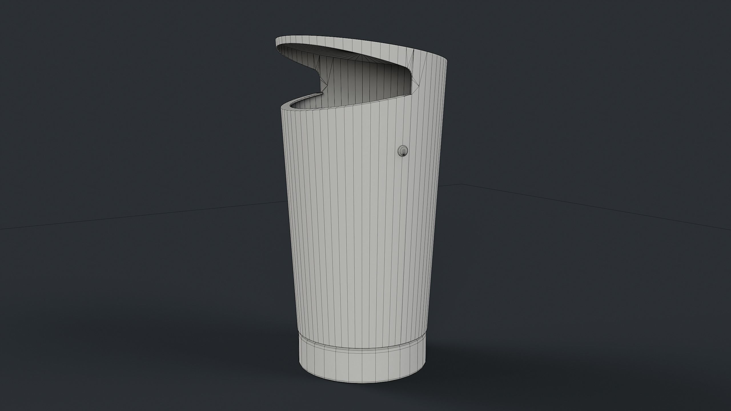 3D model Street Trash Can 10 PBR Game Ready VR / AR / low-poly | CGTrader