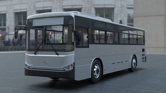 Zyle Daewoo Bus BS106 3D model | CGTrader